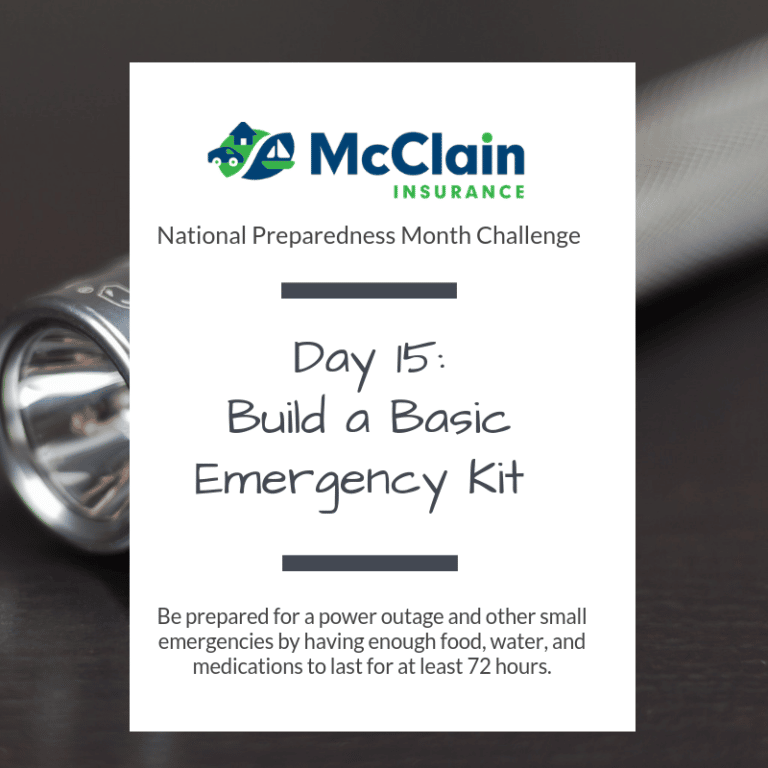 McClain Insurance 30 Day Preparedness Challenge - McClain Insurance ...