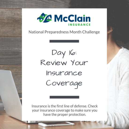 McClain Insurance 30-Day Preparedness Challenge - McClain Insurance ...