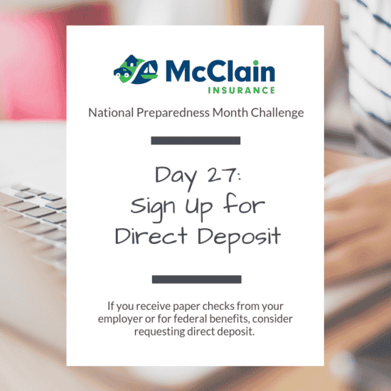 McClain Insurance 30 Day Preparedness Challenge - McClain Insurance ...